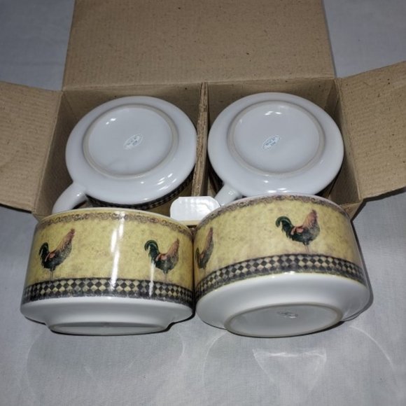Giftco Inc | Dining | Vintage Giftco Ceramic Soup Mugscups With Handles ...